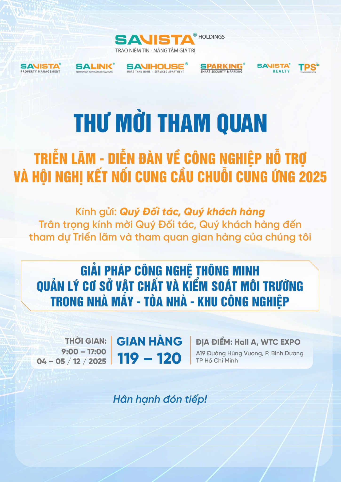 SAVISTA HOLDINGS - ĐƠN VỊ TÀI TRỢ BẠC TẠI TRIỂN LÃM, DIỄN ĐÀN VỀ CÔNG ...